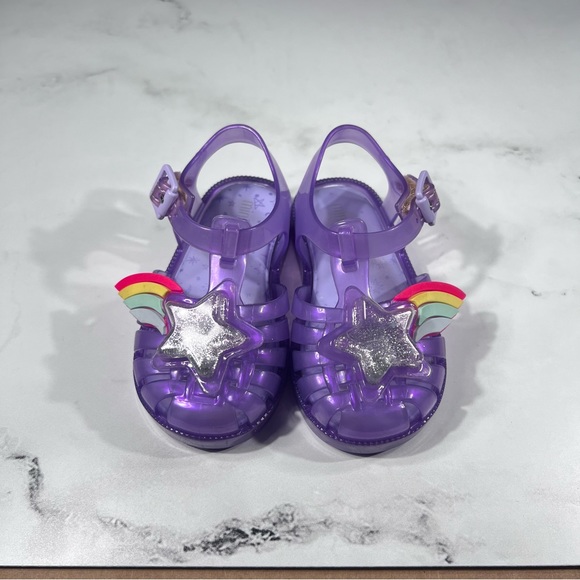 Mini Melissa | Shoes | Melissa Mini Possession Ii Purple Jelly Sandals ...